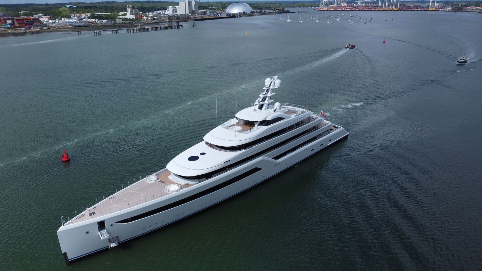 Closer look: Feadship superyacht Zen captured in Southampton